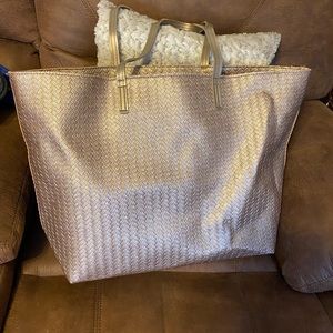 Bath & body works Bags | Bath Body Works A Quilted Metallic Tote | Poshmark